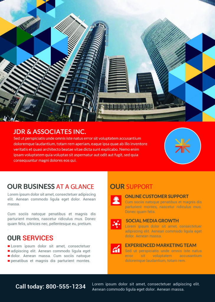 JDR Associates Flyer Template - JAF Creative Studios
