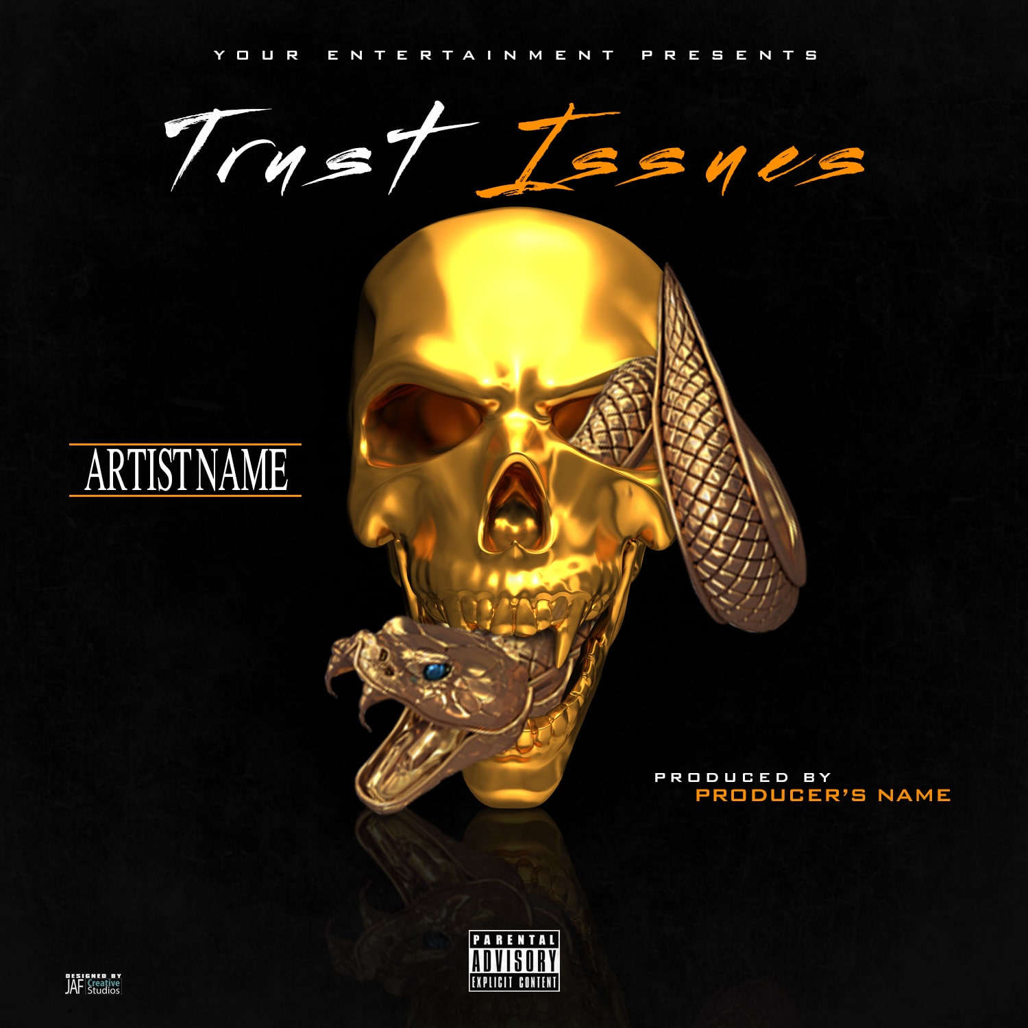 Trust Issues Single Cover Template - JAF Creative Studios