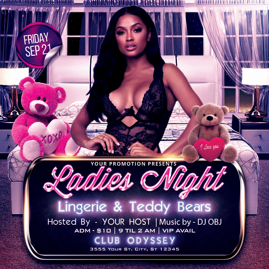 Ladies Night - Lingerie & Teddy Bears - JAF Creative Studios