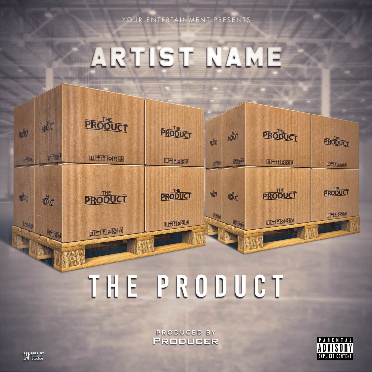 The Product Single Cover Template - JAF Creative Studios