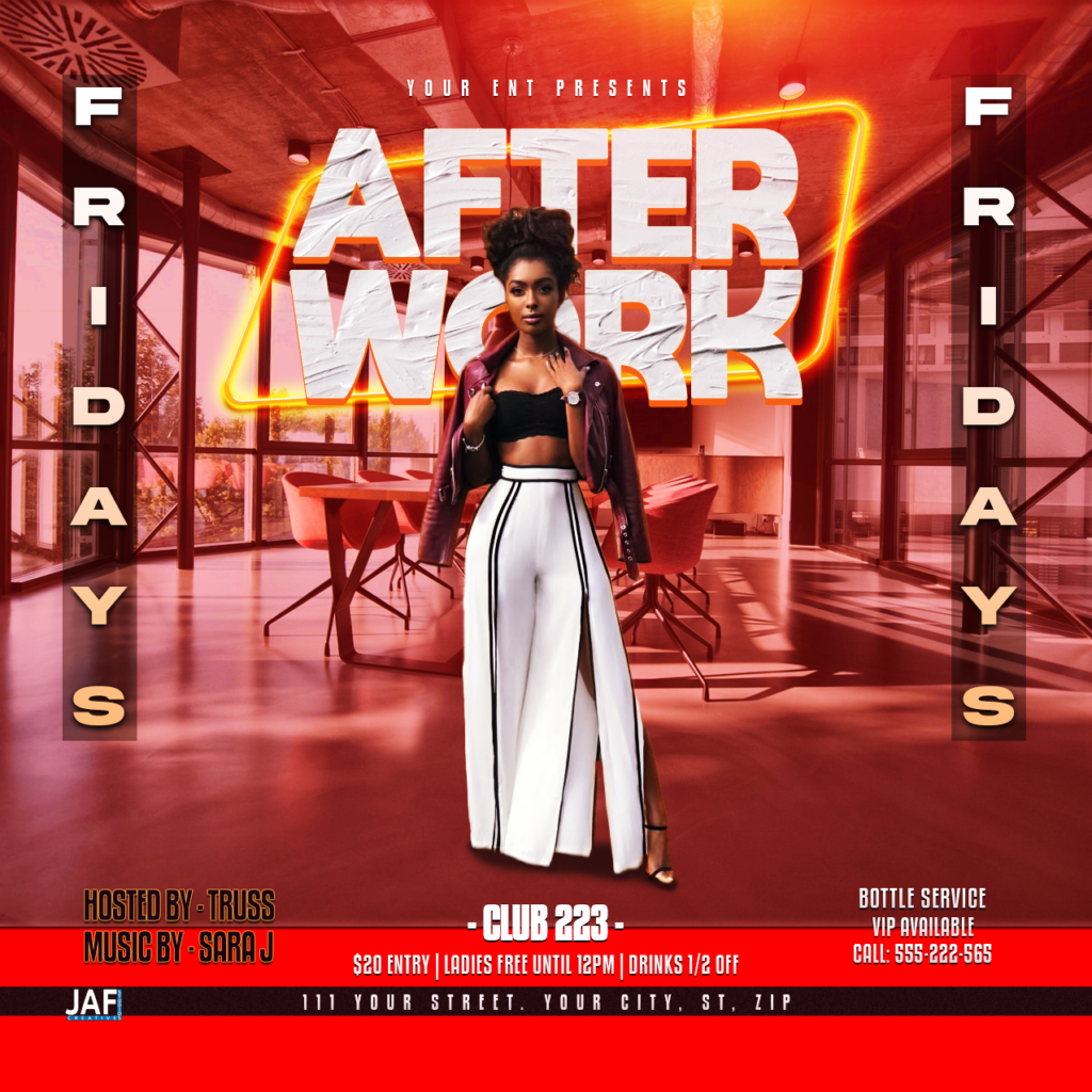 After Work Fridays - JAF Creative Studios